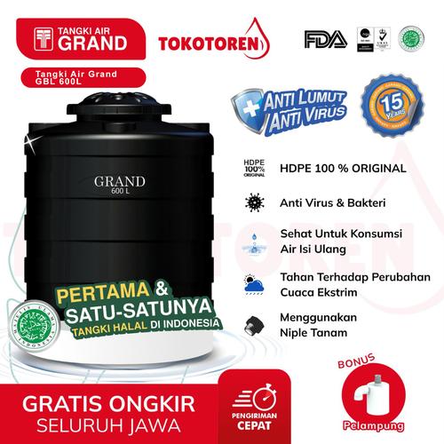 Jual Tangki / Toren Air Grand GBL 600 Liter Garansi Resmi Free Kirim ...