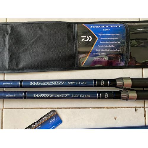 Jual Daiwa Windcast EX 2022 450 480 Wind Cast Surf Rods Joran Pasiran - WCSEX450 - Kota Serang ...