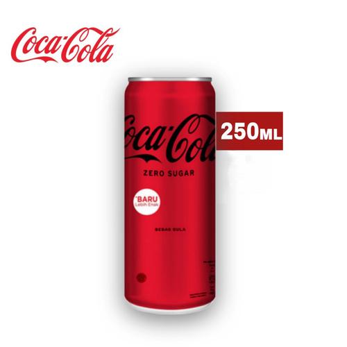 Jual Coca Cola Zero Can 250ml / Coca Cola Zero Kaleng 250 ml - Jakarta ...