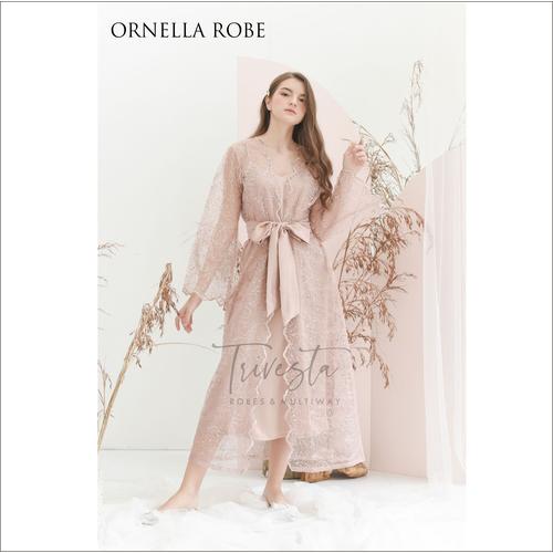 Promo [OUTER ROBE ONLY] Ornella Long Robe Kimono Bride Robe Wedding ...