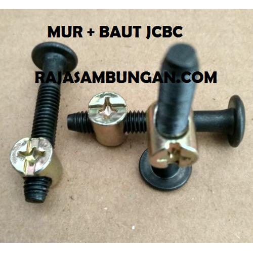 Jual Mur Baut Ligna JCBC M 6 x 60 mm Baut Pasang Connector Dipan ...