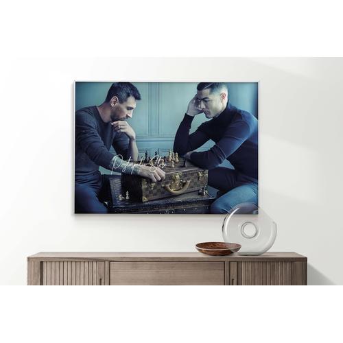 Jual Ronaldo & Messi Chess/Catur, Poster Bingkai, Poster Sepak Bola ...