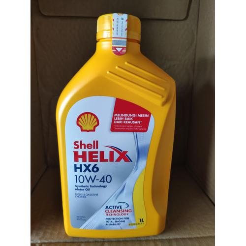 Jual OLI SHELL HELIX HX6 10W-40 1L API SN PLUS UTK MOBIL BENSIN/DIESEL ...