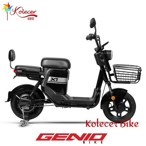 Jual Genio Easton X1 eBike E Bike Sepeda Listrik 14 Elektrik Black ...