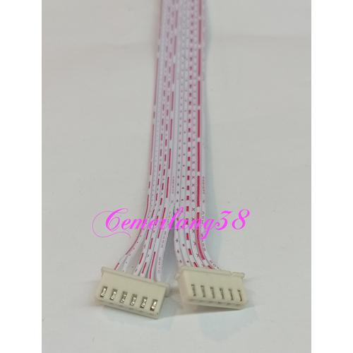 Jual [2 PC] Kabel Pita 6 Pin Flat 6 Jalur Pelangi Cable 6Pin ( 1 socket ...
