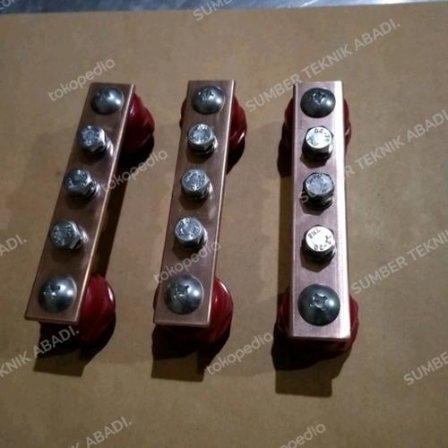 Jual busbar tembaga 3mm x 20mm x 100mm - busbar grounding - tembaga ...