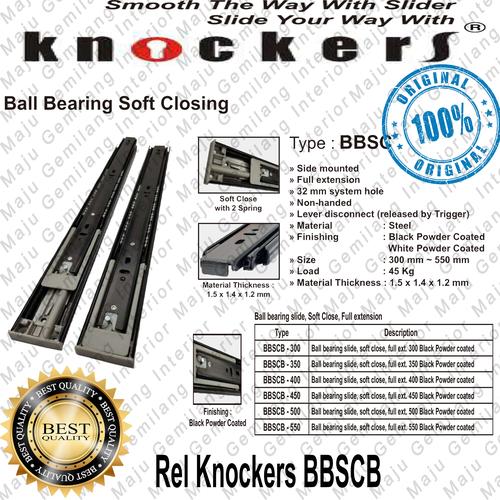 Jual Rel Laci Knockers Ball Bearing Double Track Soft Closed BBSCB ...
