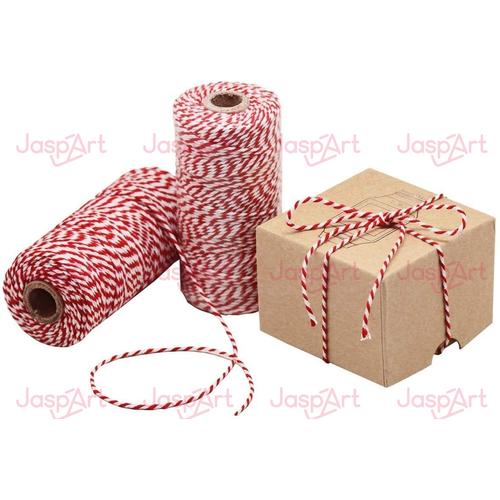Jual Tali Rajut Rami 100m Merah Murah Tali Pita Kado Kraft Pita Kado ...