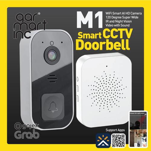 Jual Bel Rumah Smart Doorbell M1 Wireless Wifi APP Bell Pintu Intercom ...