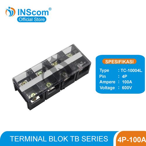 Jual TERMINAL BLOK 4 POLE 100A / TERMINAL BLOK TC 10004 INSCOM - Kota ...
