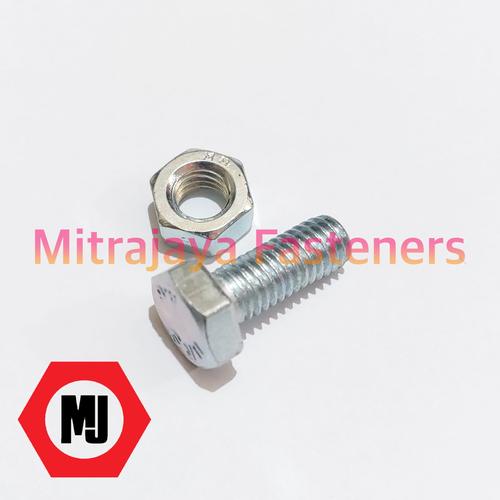 Jual Baut Mur Putih M6x15 Kunci 10 - Kota Bandung - Mitrajaya Fasteners | Tokopedia