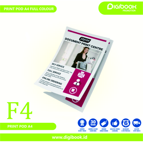 Jual Print / Cetak isi Dokumen A4 Full Colour Cetak Mesin Laser - F4, HVS 100 GSM - Kota ...