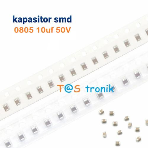 Jual capacitor ceramic smd 0805 kapasitor 10uf 50v kapasitor smd 106 ...