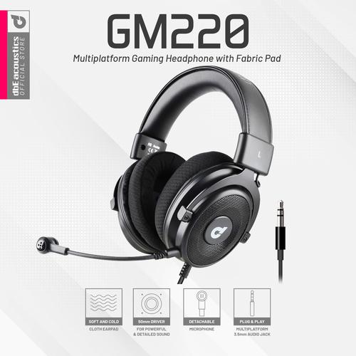 Jual dbE GM220 3.5mm Multiplatform Gaming Headphone dengan Fabric Pad ...