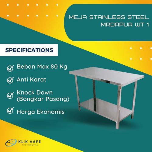 Jual Meja Stainless Steel MrDapur WT 1 - Kota Bandung - Klik Vape ...