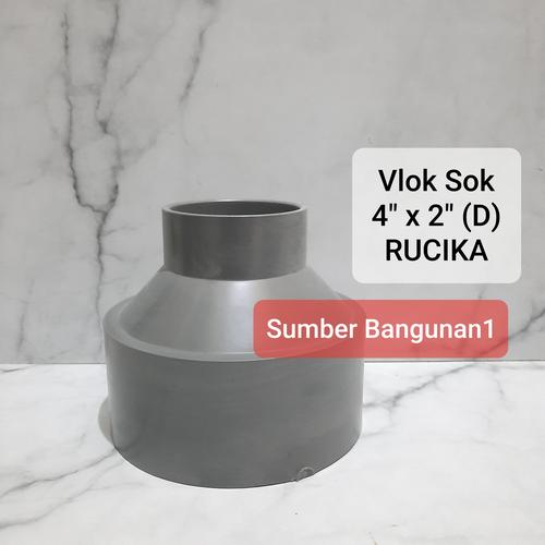 Jual Vlok Sok 4 x 2 sambungan pipa reduser kombinasi 4"x2" Inch rucika ...