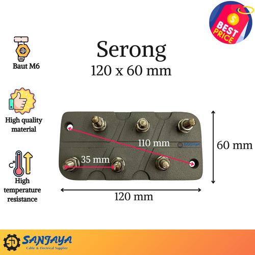 Jual Terminal Serong Baut 6MM TERMINAL ELEKTRO / TERMINAL DINAMO MOTOR ...