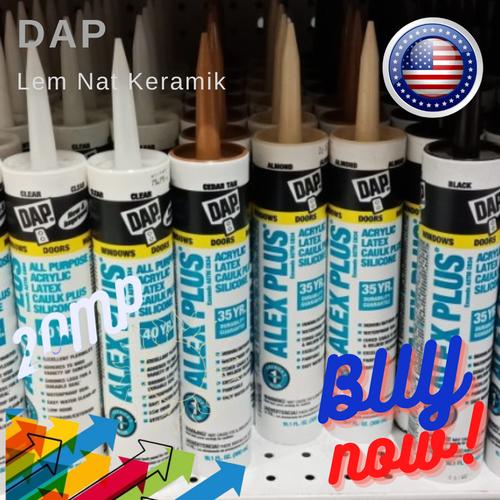 Jual DAP Lem Nat Keramik Dempul Alex Plus Latex 10 Oz USA - Bening ...