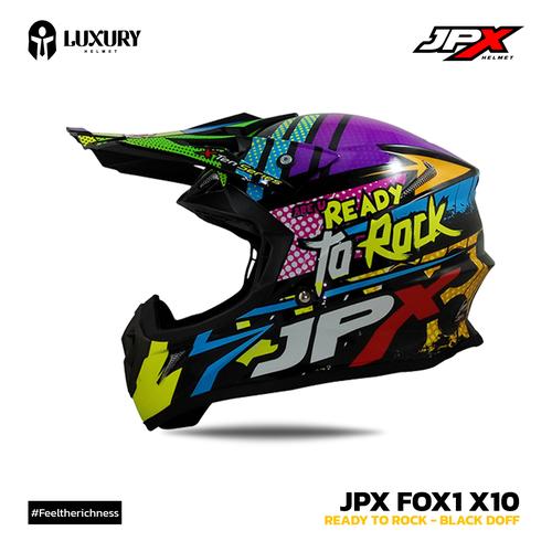 Jual Helm Trail - Helm JPX FOX1 - X10 - Ready To Rock - Offroad - Cross ...