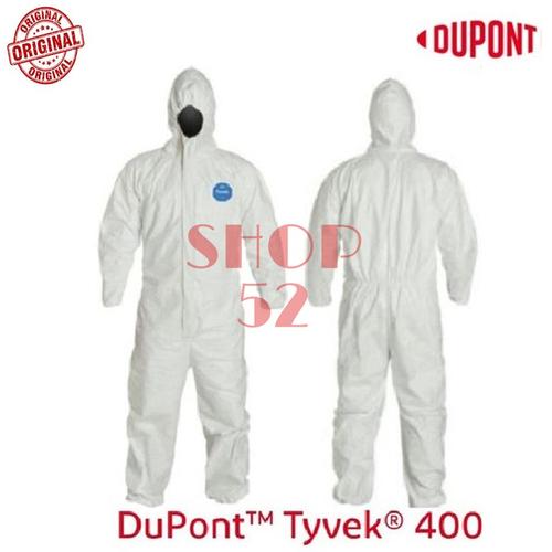 Jual Baju Hazmat APD Coverall Tyvek Dupont 400 Original Protective ...
