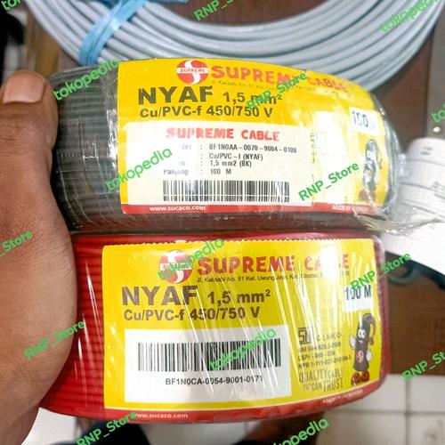 Jual kabel nyaf 1x1.5mm supreme per roll 100 meter - Biru - Jakarta Pusat - RNP_Store | Tokopedia