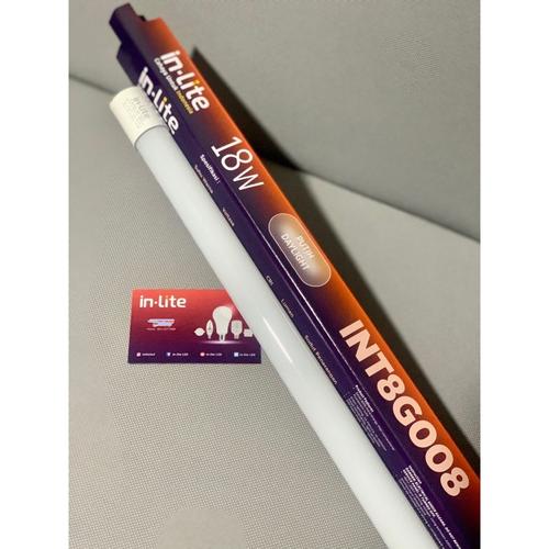 Jual Lampu LED / T8 Tube Light 18W Putih 7000K InLite 120Cm (INT8G008 ...