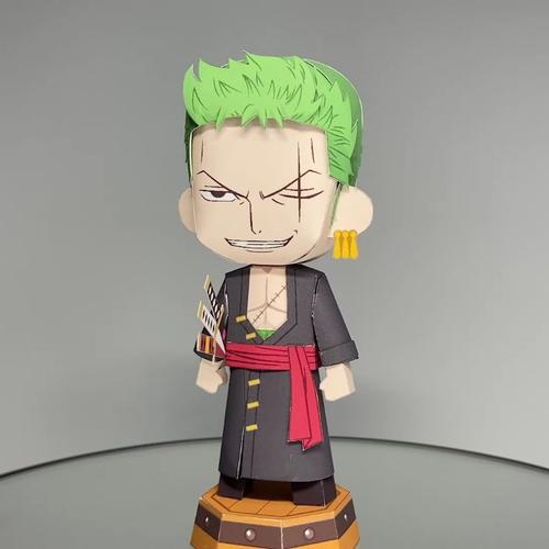 Jual 🛑 Zoro figure anime /Papercraft / Onepiece wano/model jcube/chibi ...