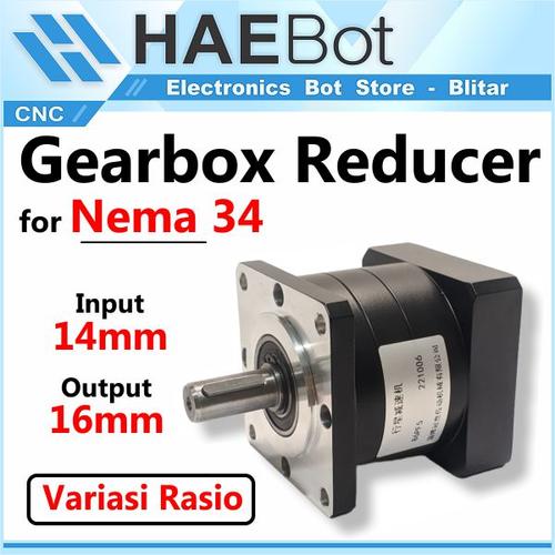 Jual [HAEBOT] Planetary Gearbox Px86 Reducer Motor Stepper Nema 34 As ...
