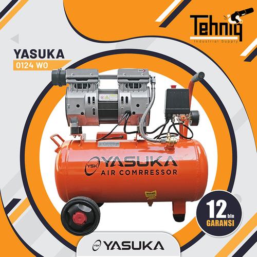 Jual Yasuka Kompresor Angin Oilless 0124 1HP 24 Liter / Air Compressor ...