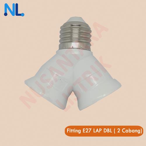 Jual Larkin Extension Fitting LAP - E27 - Adaptor Cabang 2 - Kota ...
