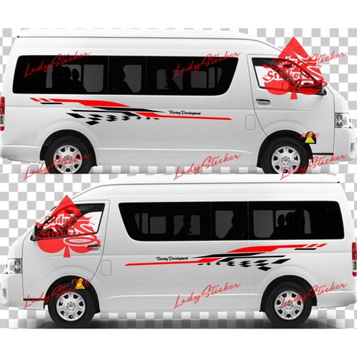 Jual STICKER STIKER MOBIL TOYOTA HIACE STICKER MOBIL LIST TOYOTA HIACE ...