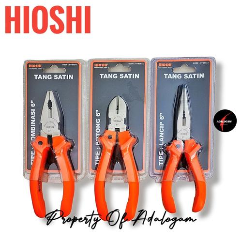 Jual HIOSHI Tang 6 Inch Kombinasi Potong Lancip Satin Harga Satuan ...