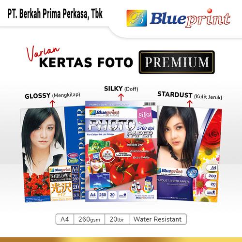 Jual Kertas Foto A4 BLUEPRINT Photo Paper 260 gsm varian - Stardust 260 ...
