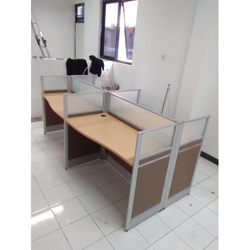 Jual meja kantor partisi kantor meja kerja indachi 4 orang size ...