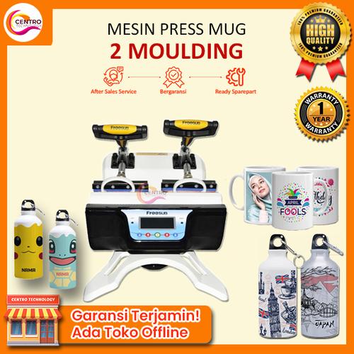Jual Mesin Press Mug / Gelas Digital 2 Moulding / Mesin Press Mug Twin ...