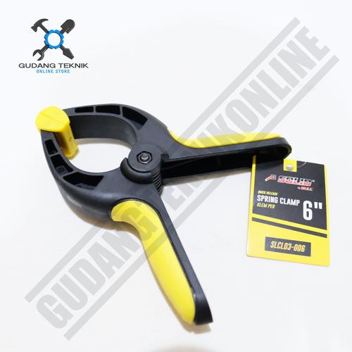 Jual Spring Clamp Klem Nylon Alat Penjepit Kayu Besi 3" 4" 6" SOLID - 3 ...