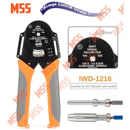 Jual IWISS IWD-1216 Heavy duty Connector Deutsch 16A HE HEE Terminal ...