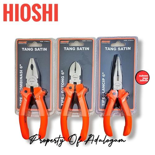 Promo HIOSHI Tang 6 Inch Kombinasi Potong Lancip Satin Harga Satuan ...