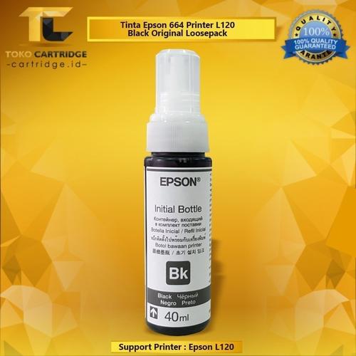 Jual Tinta Printer EPSON L121 ORIGINAL ORI 100% 664 loosepack 1 satu ...