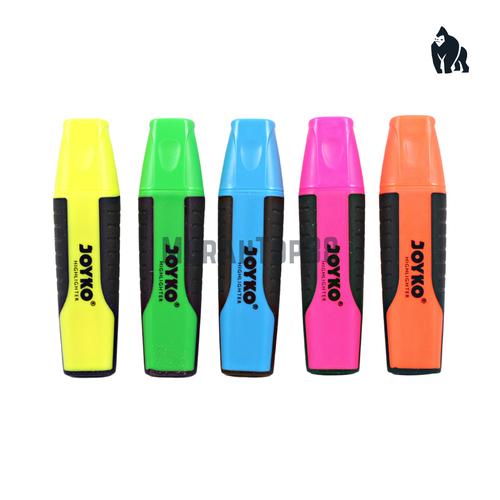 Jual Highlighter Joyko HL-1/5 Basic Color / Penanda Berwarna [PER PCS ...