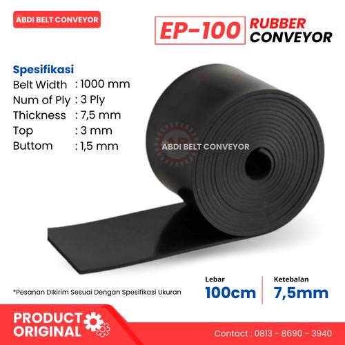 Jual Rubber Conveyor Belt 100 cm x 3 Ply ( 7,5 mm ) Karet Conveyor Belt ...