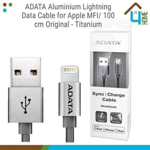 Jual ADATA Data Cable for Apple MFI Aluminium Lightning / 100 cm ...