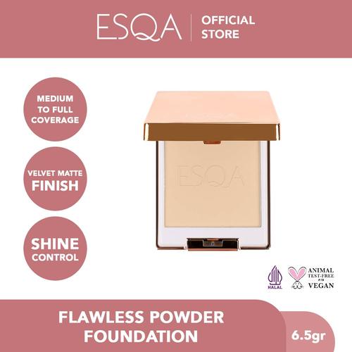 Promo ESQA Flawless Powder Foundation - - Custard - Kota Tangerang ...