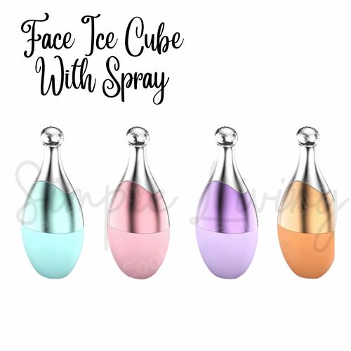 Jual Face Ice Cube with Spray / Ice Facial Cube Spray - Biru - Kota ...