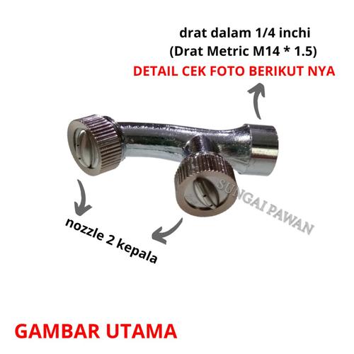 Jual nozzle nosel sprayer semprotan embun drat dalam 1/4 inchi irigasi ...