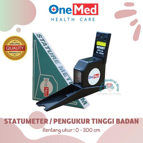 Jual Stature Meter Alat Pengukur Tinggi Badan Onemed 2 Meter - Kota ...