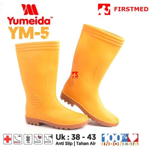 Jual SEPATU BOOT YUMEIDA YM-5 SEPATU BOOT KARET PVC YM5 YUMEIDA SEPATU ...