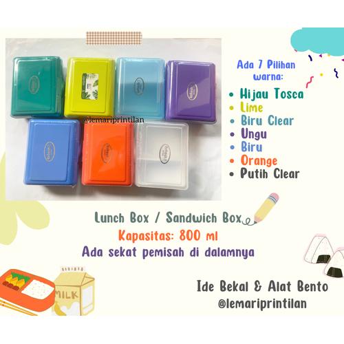Jual LP Lunch Box Kotak Bekal Sandwich Box - Tosca - Kota Tangerang ...