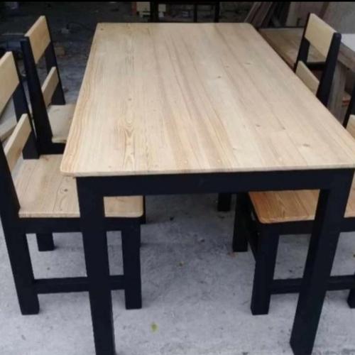 Jual meja makan / meja lestoran / meja kave ful kayu jati Belanda ...