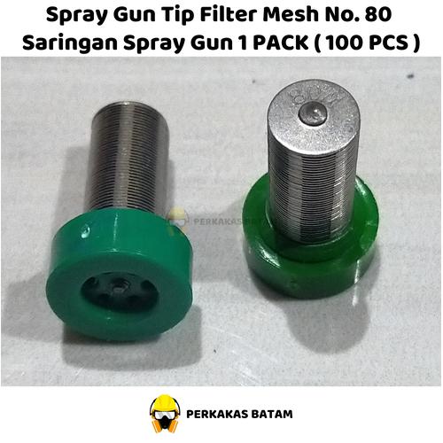 Jual Spray Gun Tip Filter Mesh No. 80 Saringan Spray Gun - 1 pc - Kota ...